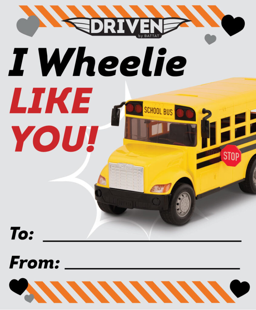 Free Car & Truck-Themed Valentine's Cards for Kids! | Driven by Battat