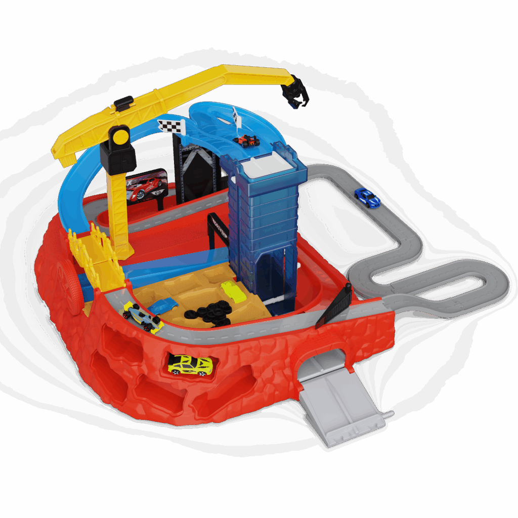 Pocket Junkyard Street Racers | Claw & Race Track Playset | Car Toys ...