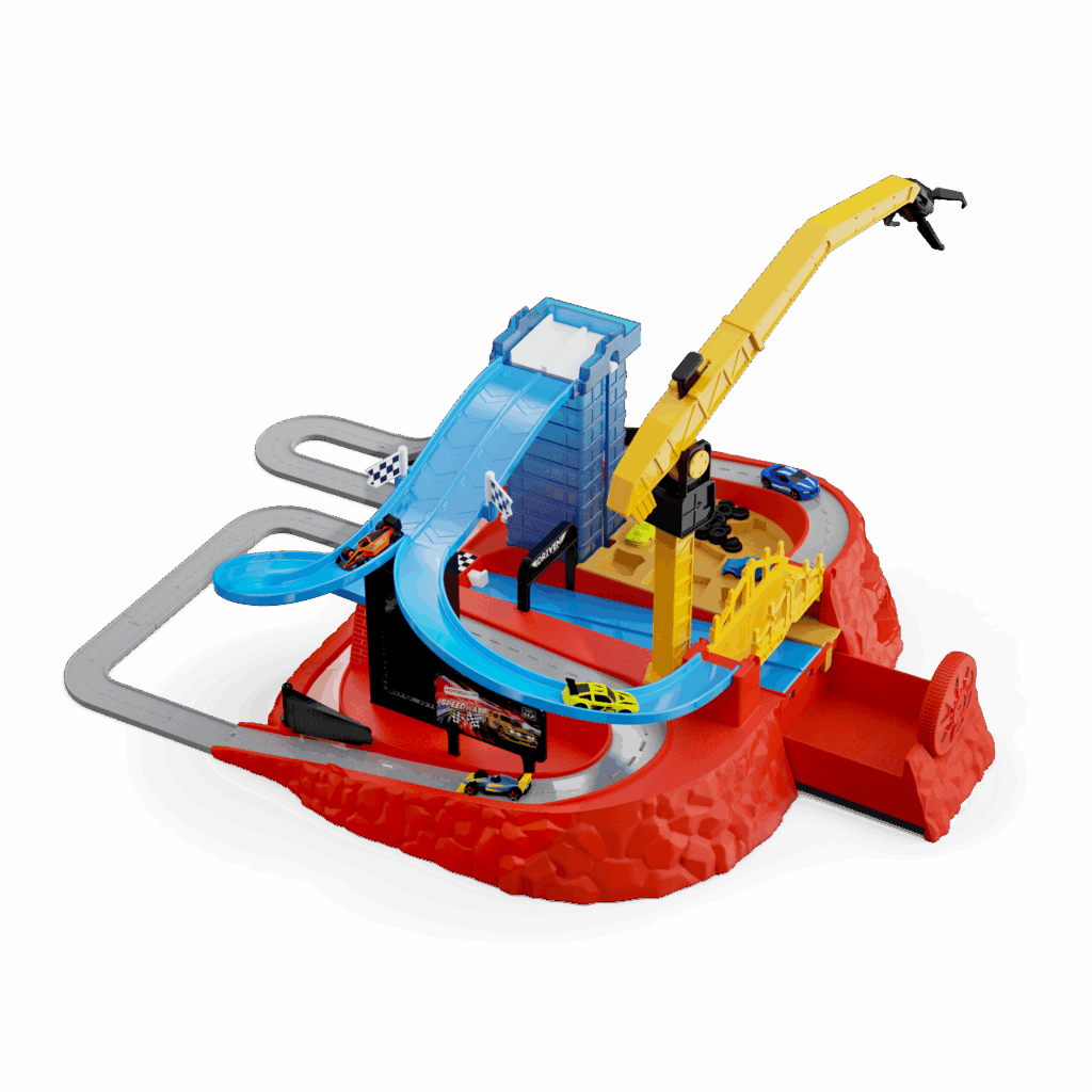 Pocket Junkyard Street Racers | Claw & Race Track Playset | Car Toys ...